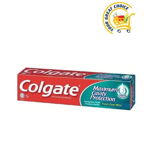 Colgate Maximum Cavity Protection Fresh Cool Mint Toothpaste 50g ...