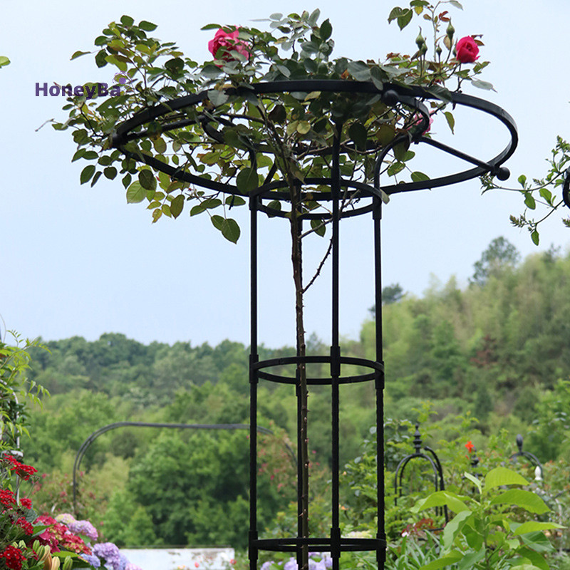 honeybee1 Garden Trellis Umbrella Tower Plant Trellis For Climbing ...