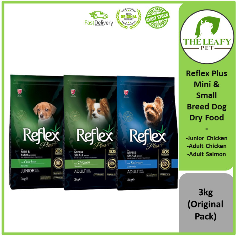 (DOG) Reflex Plus Mini & Small Breed Dog Dry Food (Junior Chicken ...