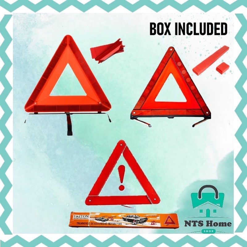 Car Emergency Triangle Reflectors | Shopee Malaysia