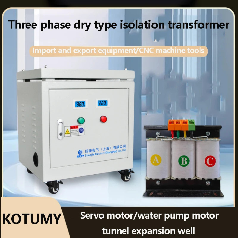 Three Phase 5kva 380V To 380V Dry-Type Step-up And Step-Down Pure ...