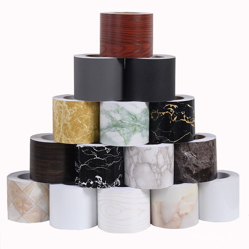 Pelekat Dinding Papan Skirting Pelekat Diri Pelekat Jubin Kalis Air ...