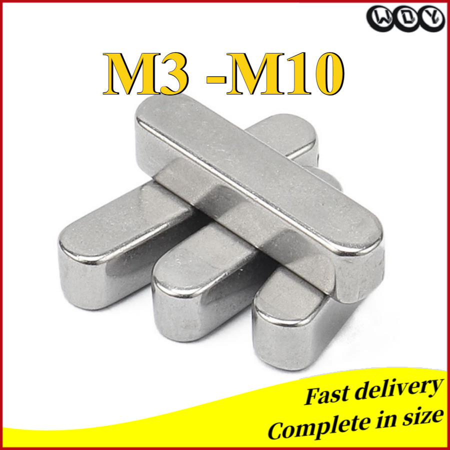 Flat Key Pin/A Type Pin/Round Corner Pin/Nail Key DIY Package M3 M4 M5 ...