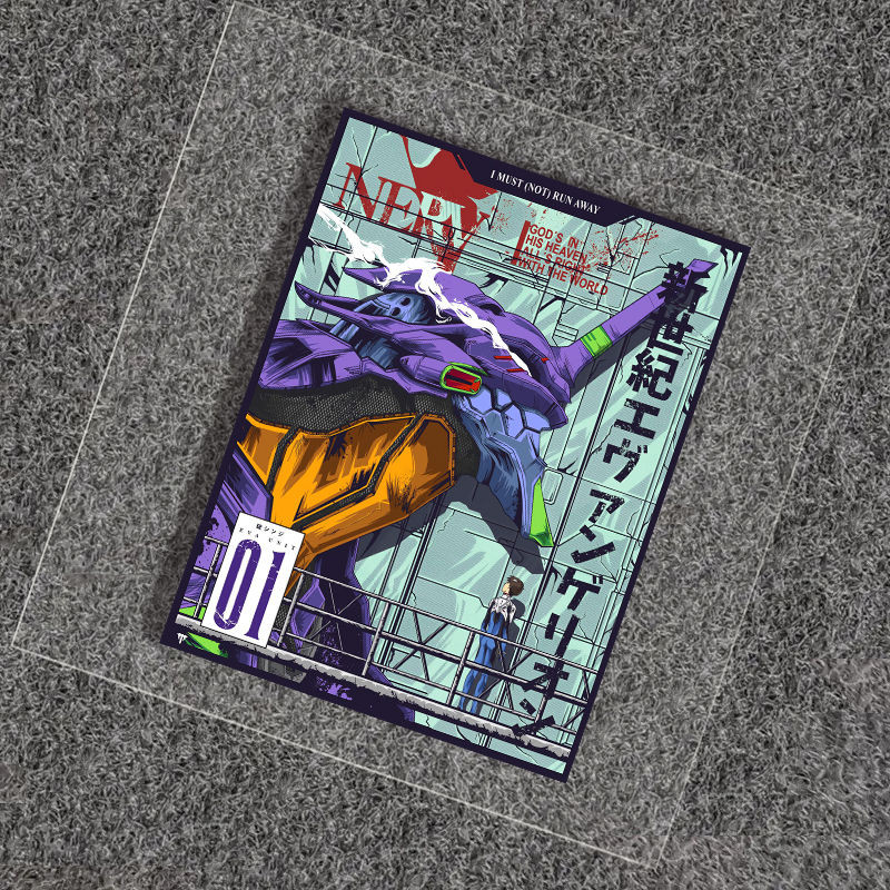 Neon Genesis Evangelion Car Sticker EVA Reflective Sticker First ...