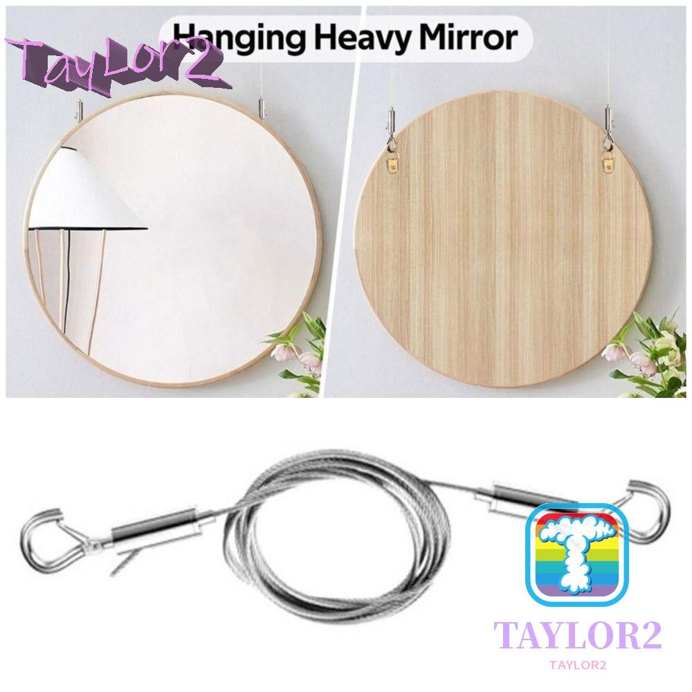 ATAYLOR Picture Hanging Wire, Telescopic 1/2m Suspension Steel Rope ...