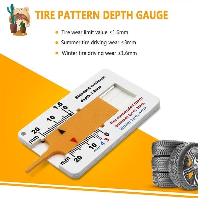 Tire Depth Gauge | Tread Measurement Tool | Accurate Tire Tread Depth ...