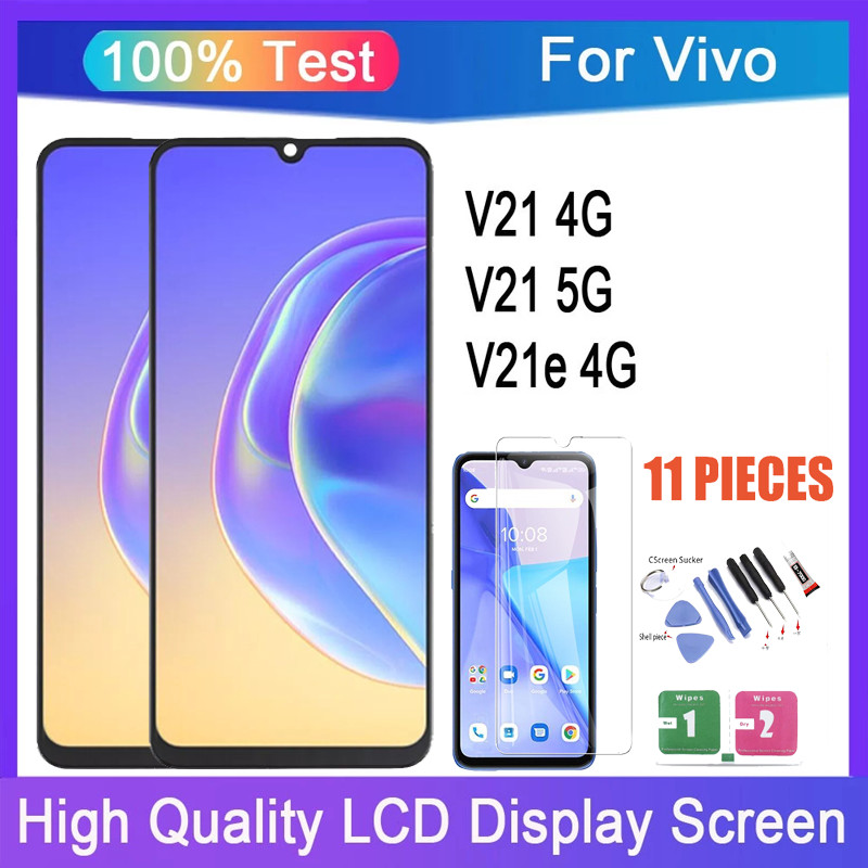Original AMOLED Vivo V21 4G V21 5G V21e 4G LCD Display Touch Screen ...