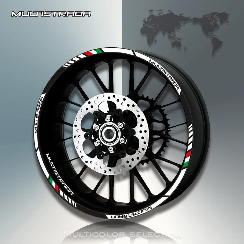 For DUCATI MULTISTRADA 1260 1200 1200 s 12 X Thick Edge Outer Rim ...