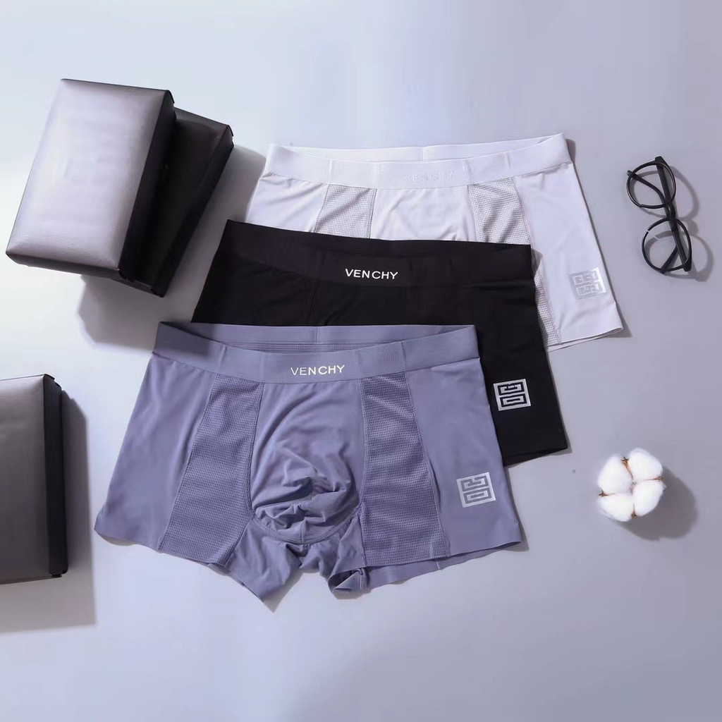 Givenchy1457 New Style Ice Silk Thin Men's Underwear | Shopee Malaysia