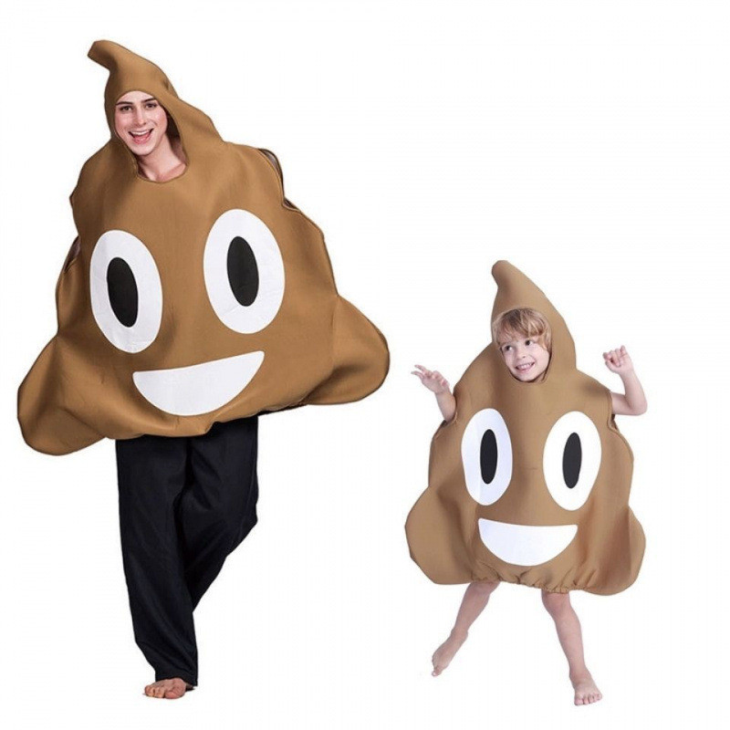 Ready StockHalloween Costume For Family Happy Poop Boy Fancy Costume ...