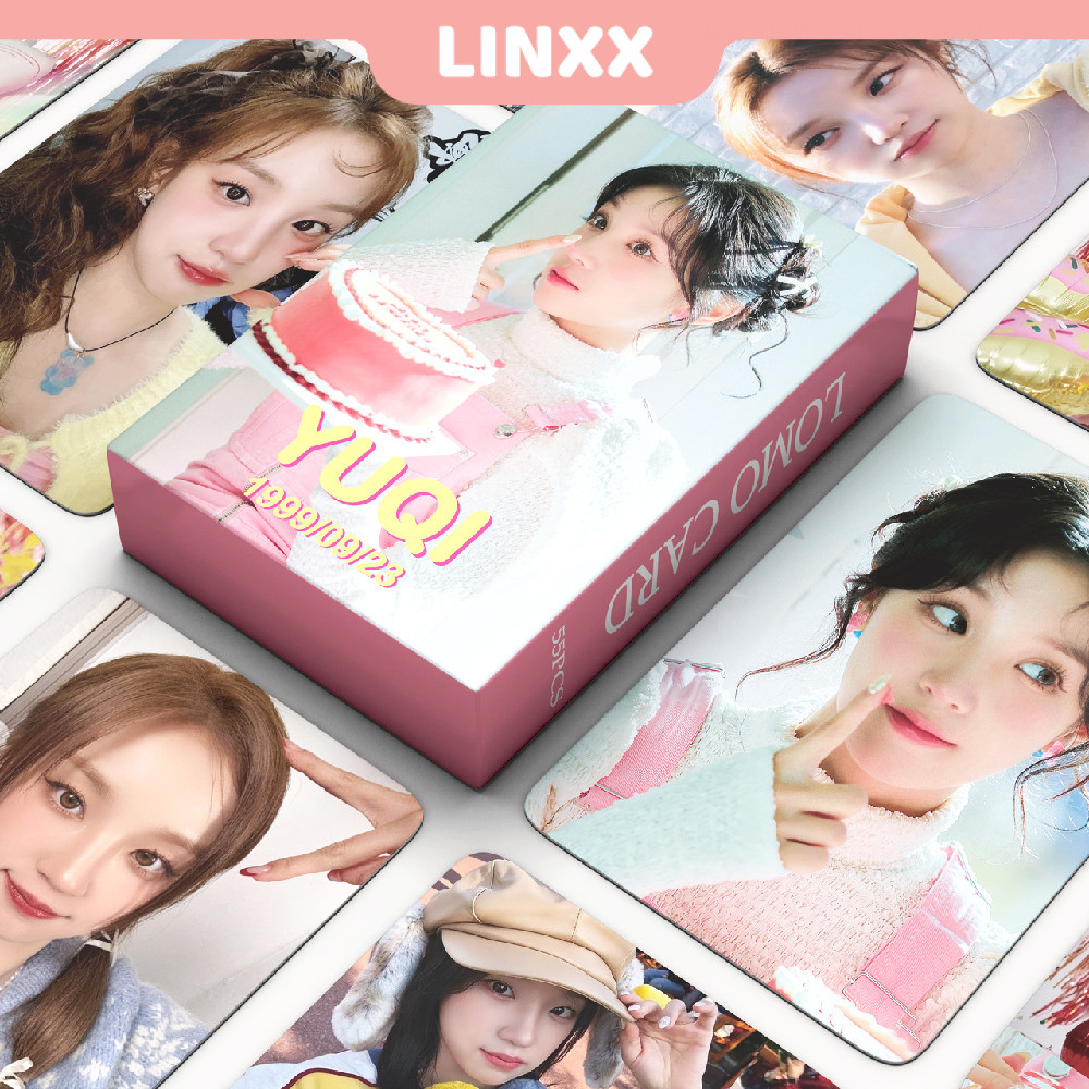 LINXX 55PCS GIDLE Group Individual LOMO Cards Kpop Girl Group Fan ...