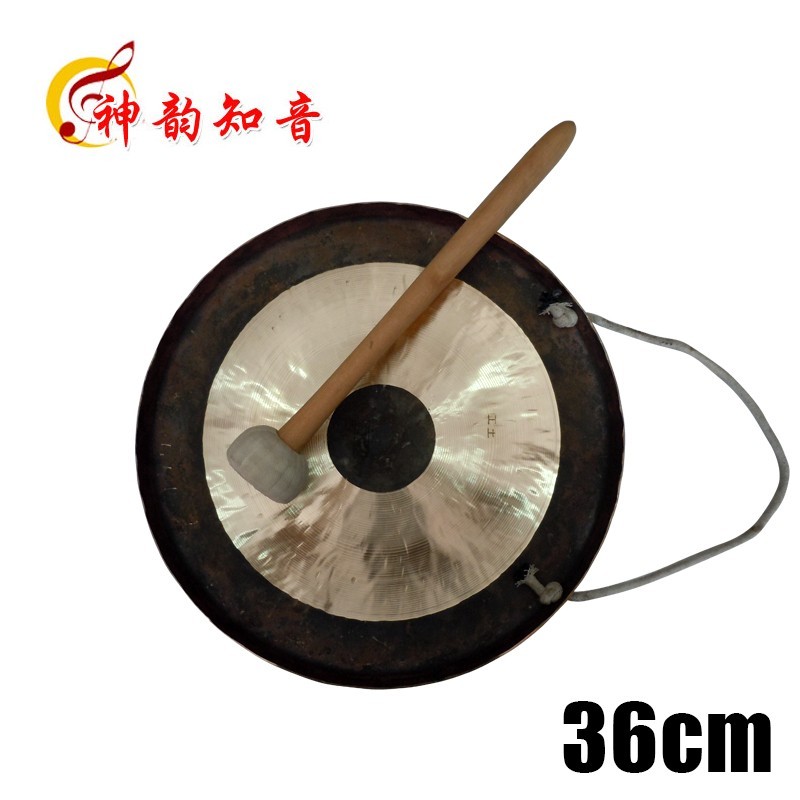 36cm Diameter Gong Tembaga Besar, Alat Tembaga, Gong, Gong Amaran, Alat ...
