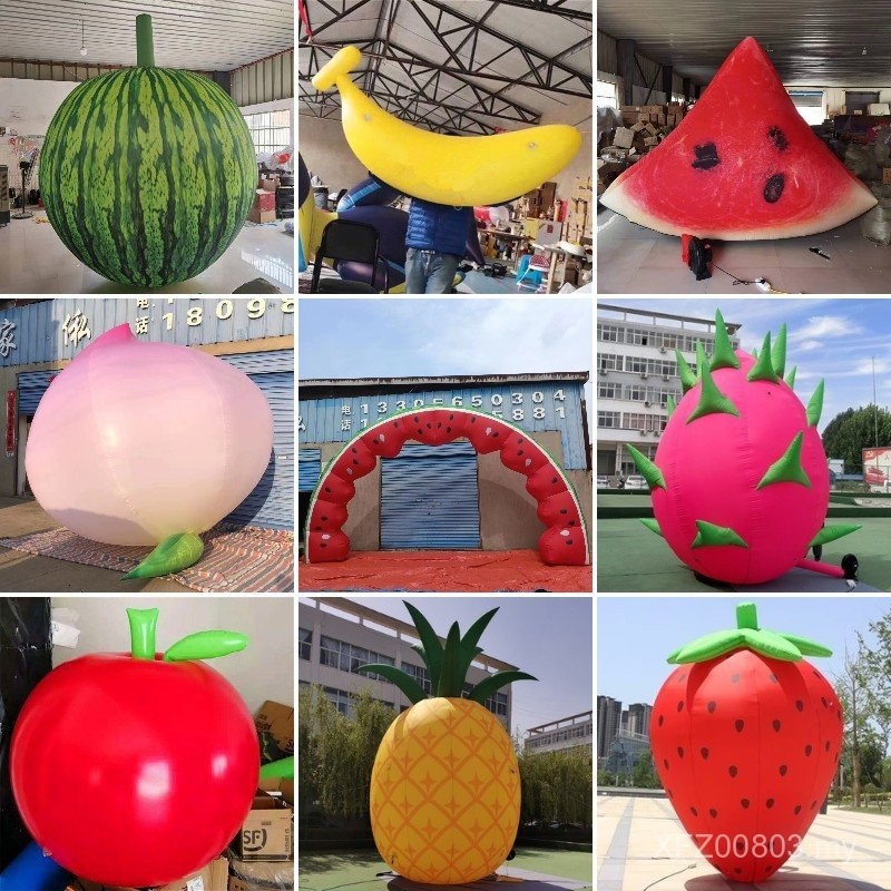 Corn Cabbage Fruit Tomato Pineapple Closed Inflatable Mushroom Peach ...