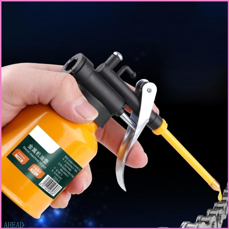 Ahead Hand Pump Oiler Can Professional Level 12oz Capacity Pump Oiler ...