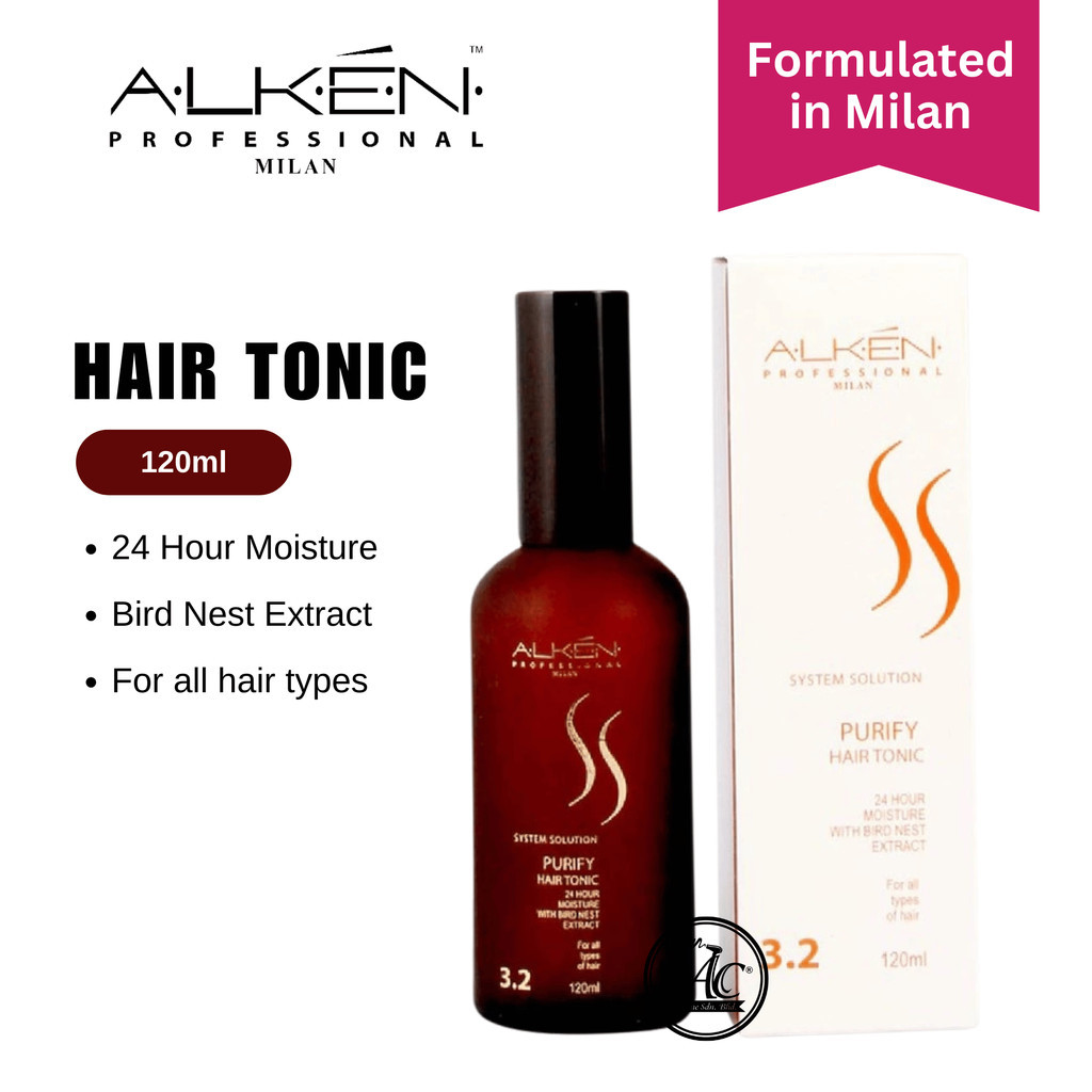 Alken Professional Purify Hair Tonic 120ml 生发水止痒防掉发减少头皮屑 | Shopee Malaysia