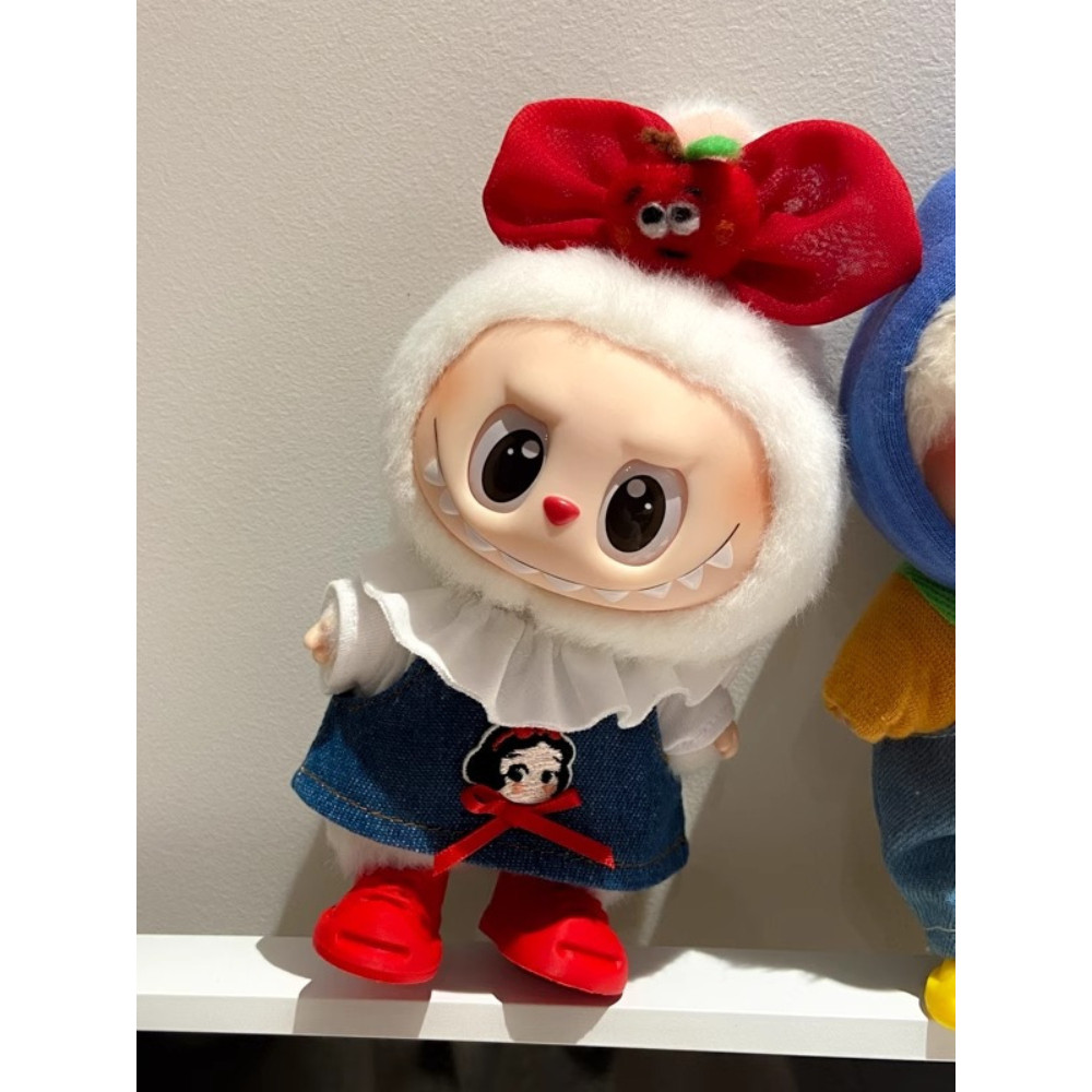 17cm labubu Clothes 12th Generation labubu Dress Standing Sitting ...