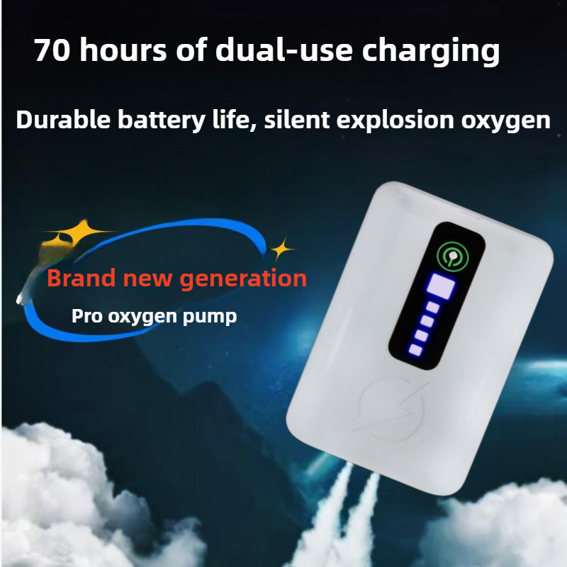 Oxygen pump Fish tank flush oxygen pump Rechargeable lithium battery ...