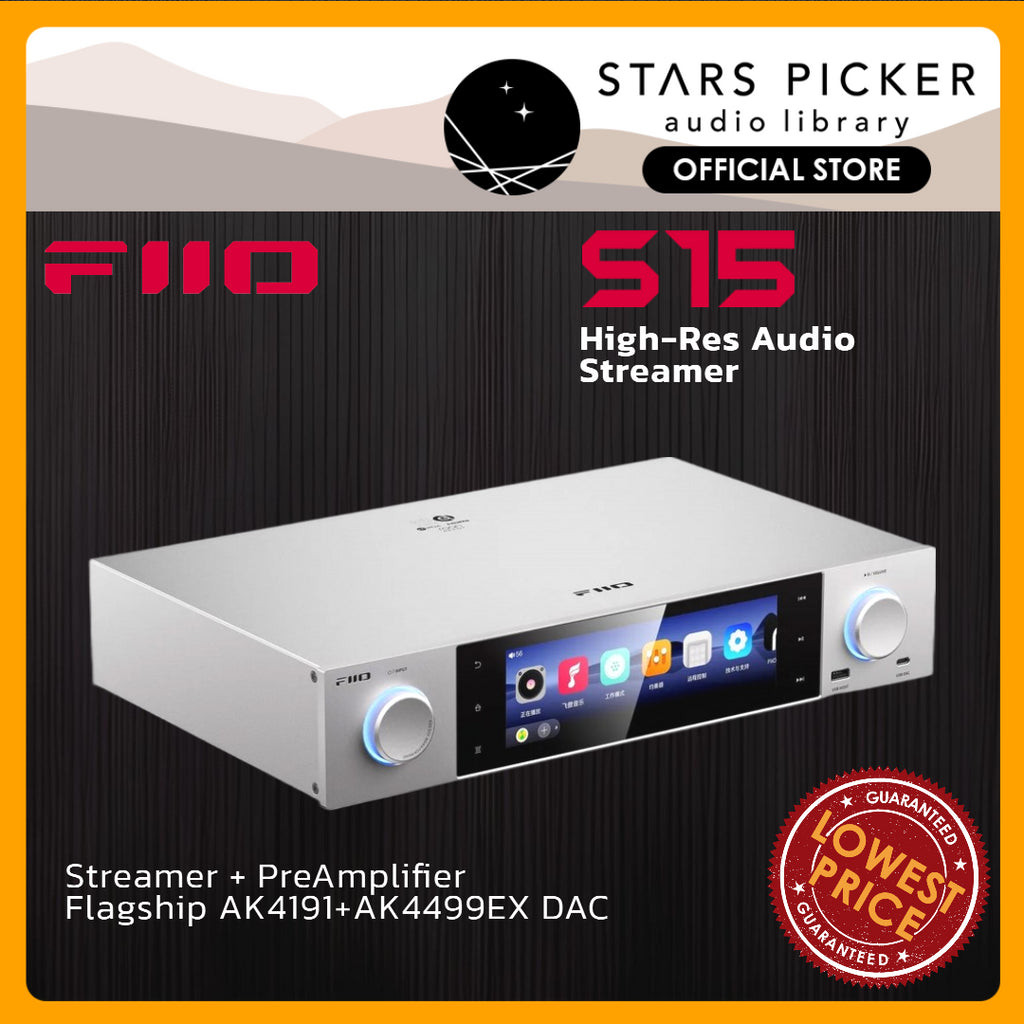 [PM BEST PRICE] FiiO S15 Hi-Res Music Streamer Preamplifier AKM ...