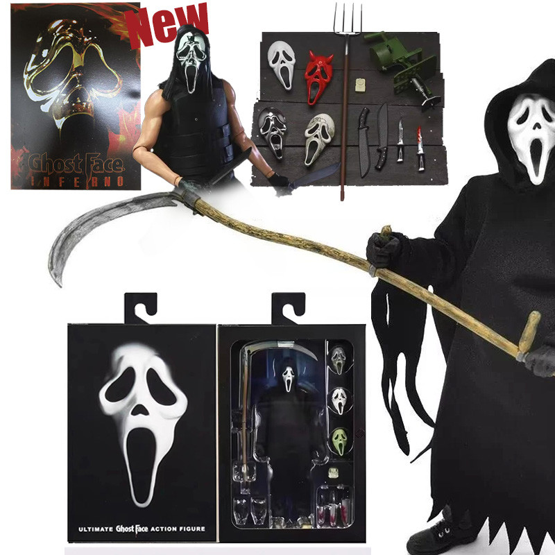 Horror Movie Scream Ghost Face Killer Action Figure 7inch Ghostface ...