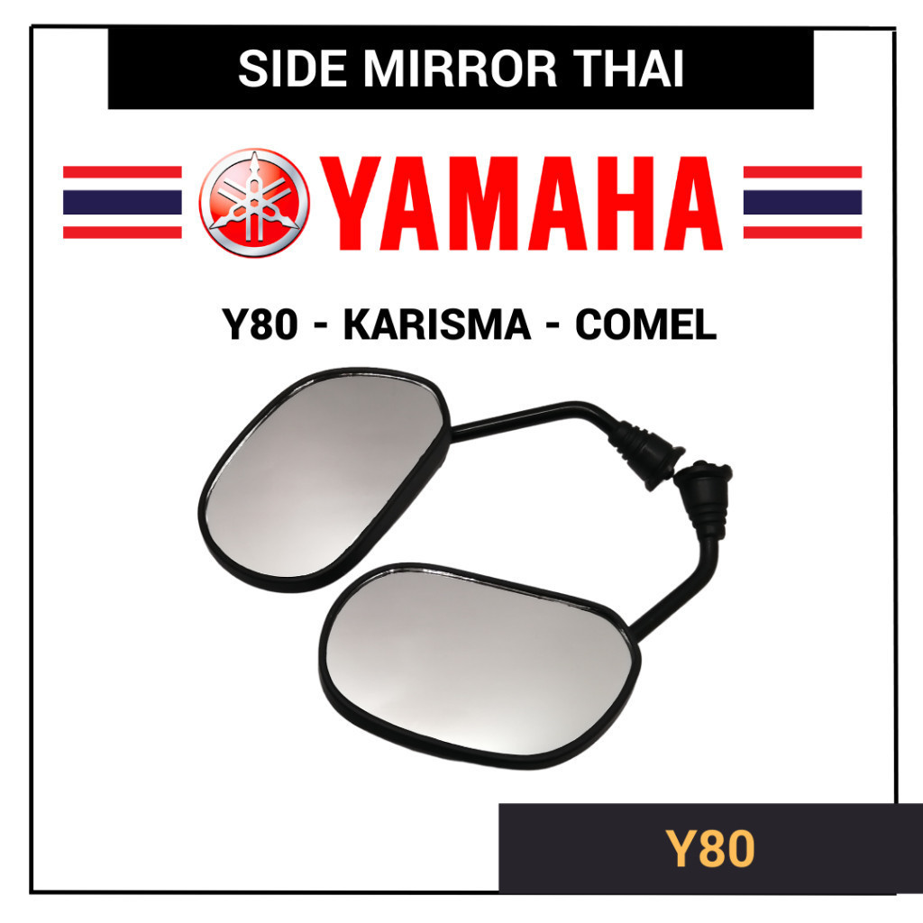 YAMAHA Y80 SIDE MIRROR THAILAND TL - Y 80 KARISMA COMEL CERMIN MOTOR ...
