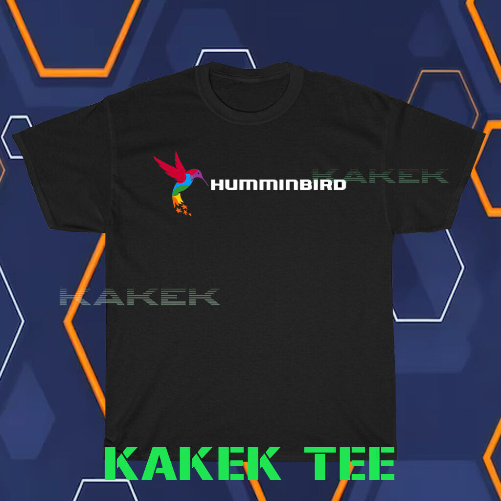 New Humminbird Fishing Logo Mens Black Tshirt Usa Size S To | Shopee ...