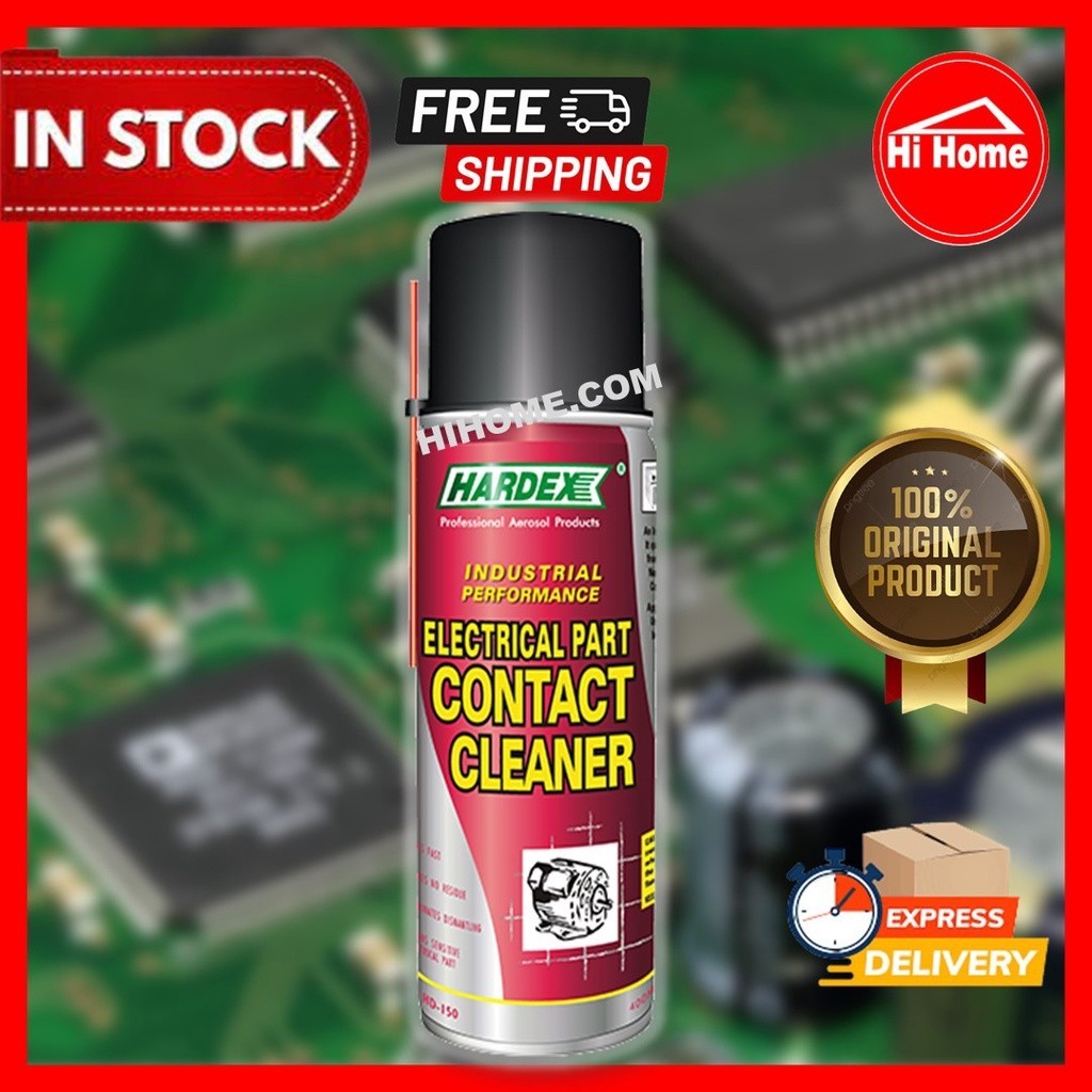 HARDEX Electrical Part Contact Cleaner Spray 400ml HD-150 Sensitive ...