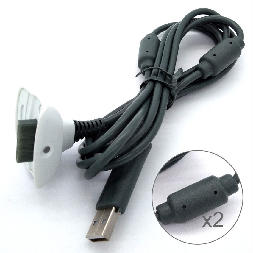 Xbox 360 Wireless Game Controller USB Charging Cable Without The ...