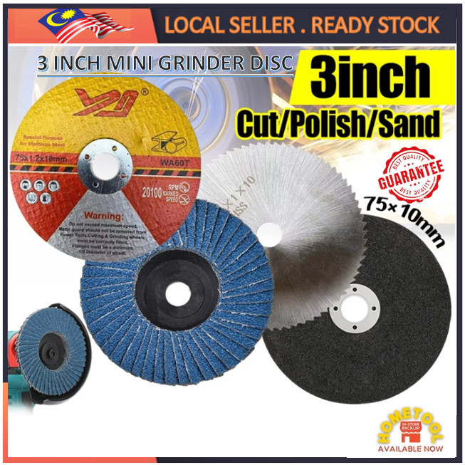 Grinder Disc 3 Inch 75mm Metal / Wood / Diamond Cutting Disc Circular ...