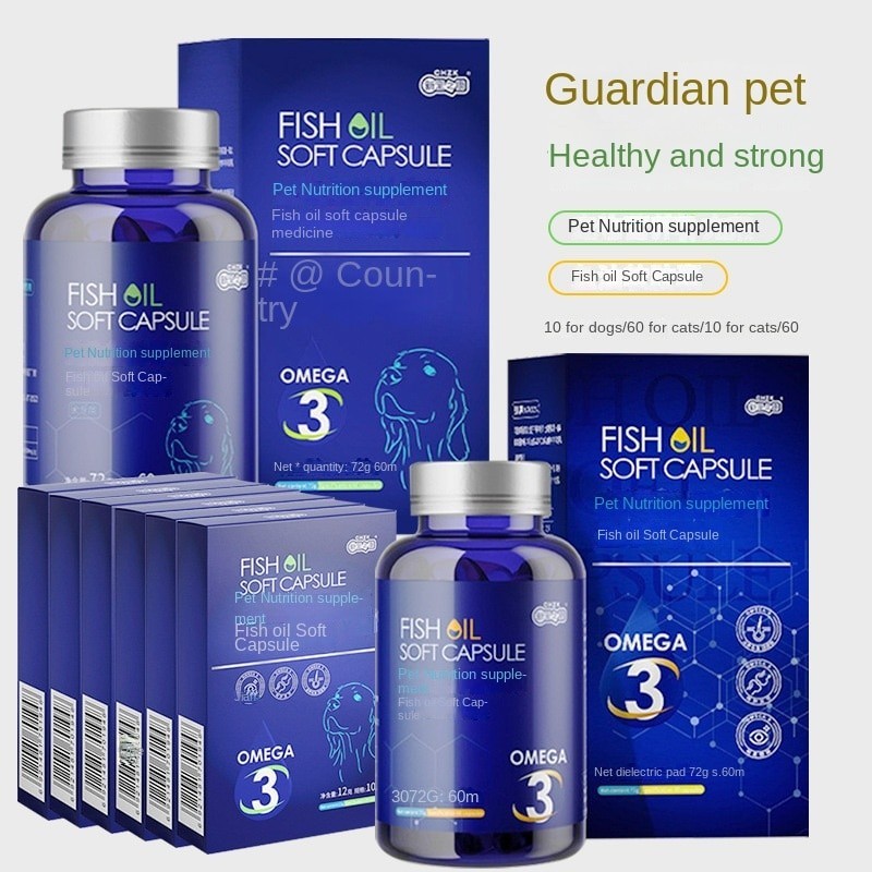 New Favorite Pet Nutritional Supplement Fish Oil Capsules Pet Grooming ...