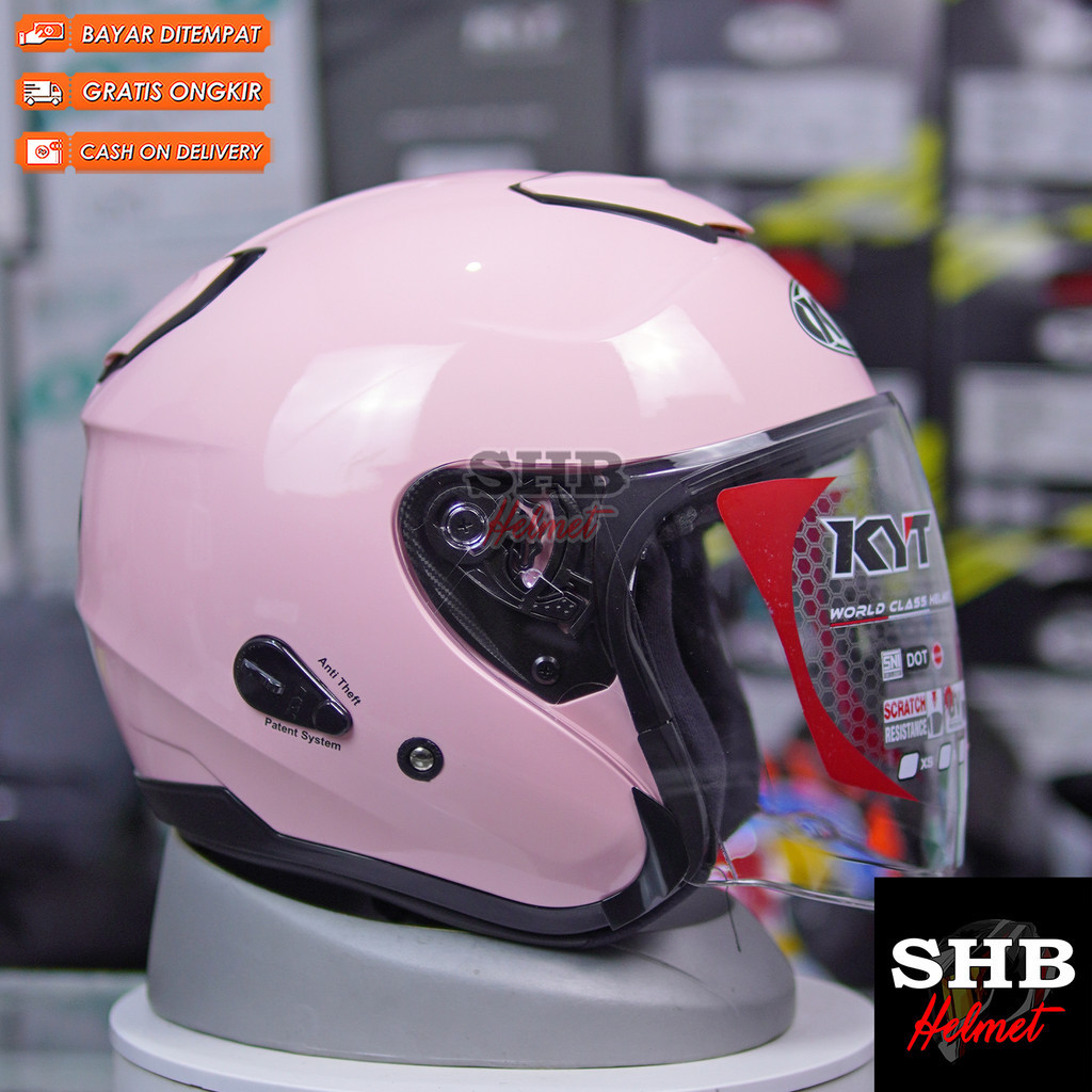 Kyt KYOTO R SOLID LIGHT PEACH Helmet (ORIGINAL) | Shopee Malaysia