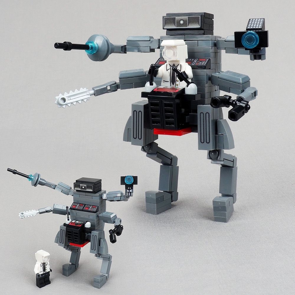 Monitor VS Toilet Man Building Blocks Compatible with Titan Audioman ...