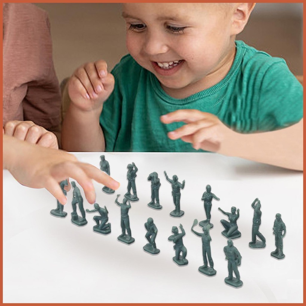 Toy Soldiers Terrain Model Small Soldier Pretend Play Toy DIY Model ...