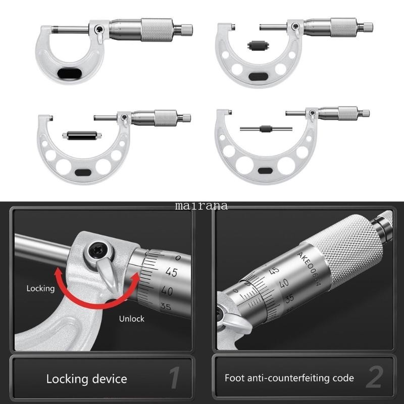 【MT】 Precise Scale Measuring Tool 0 01mm Resolution Thickness Gauge ...