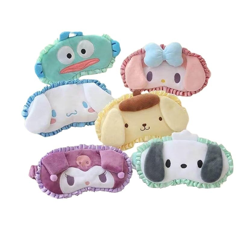 Cinnamoroll Eye Mask Kuromi My Melody Hangyodong Pochakko Ladies Anime ...