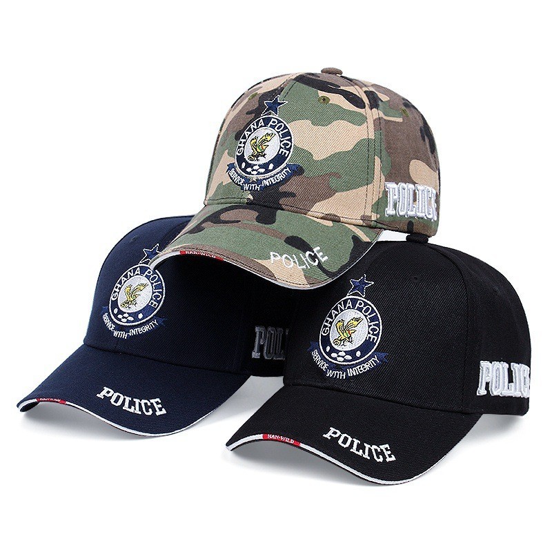 New Fashion Men's Baseball Cap Ghana Police Outdoor Embroidered Hip Hop ...