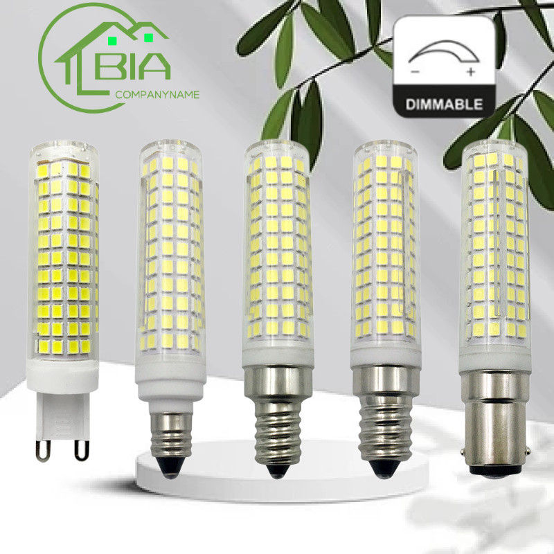 OIMG BIA Dimmable LED Ceramic Corn Light Bulb - White G9/E11/E12/E14 ...