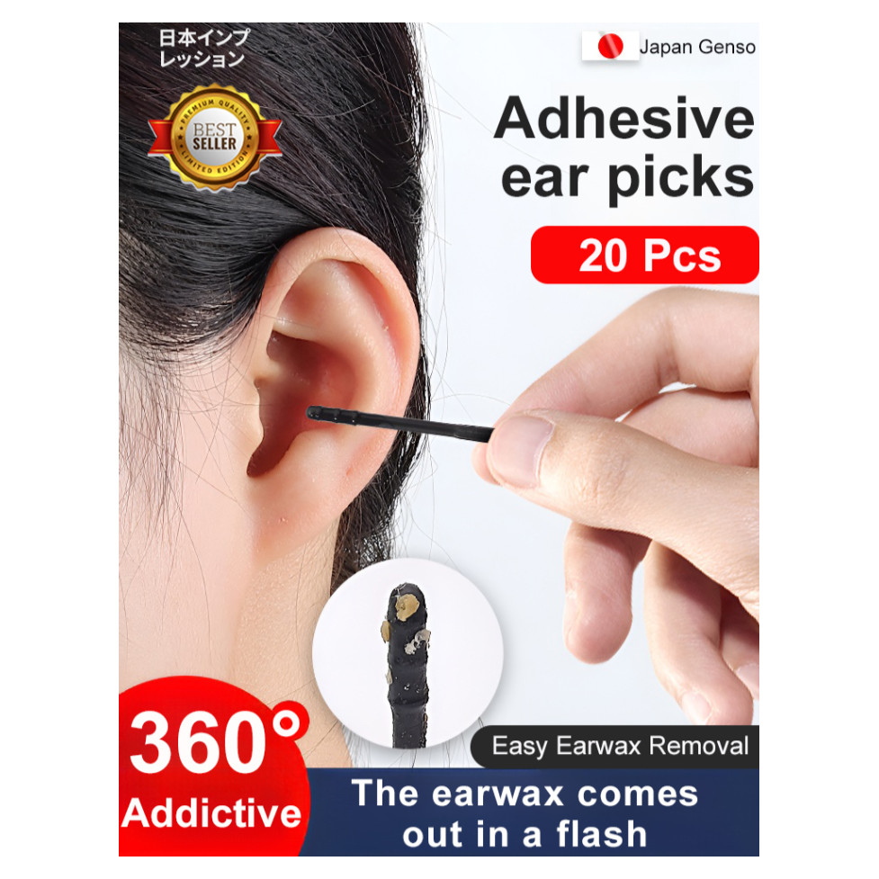 [Easy Earwax Removal] Disposable Adhesive Ear Cleaning Swab ...