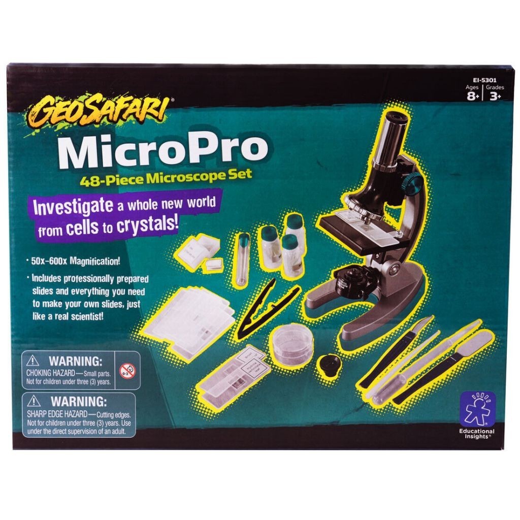 Learning Resources GeoSafari Micropro 48-Piece Microscope Set (5301 ...
