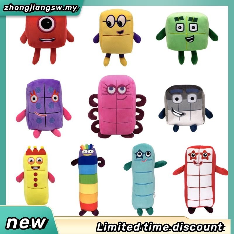[Ready Stock] numberblocks plush numberblocks toys Number Block Doll ...
