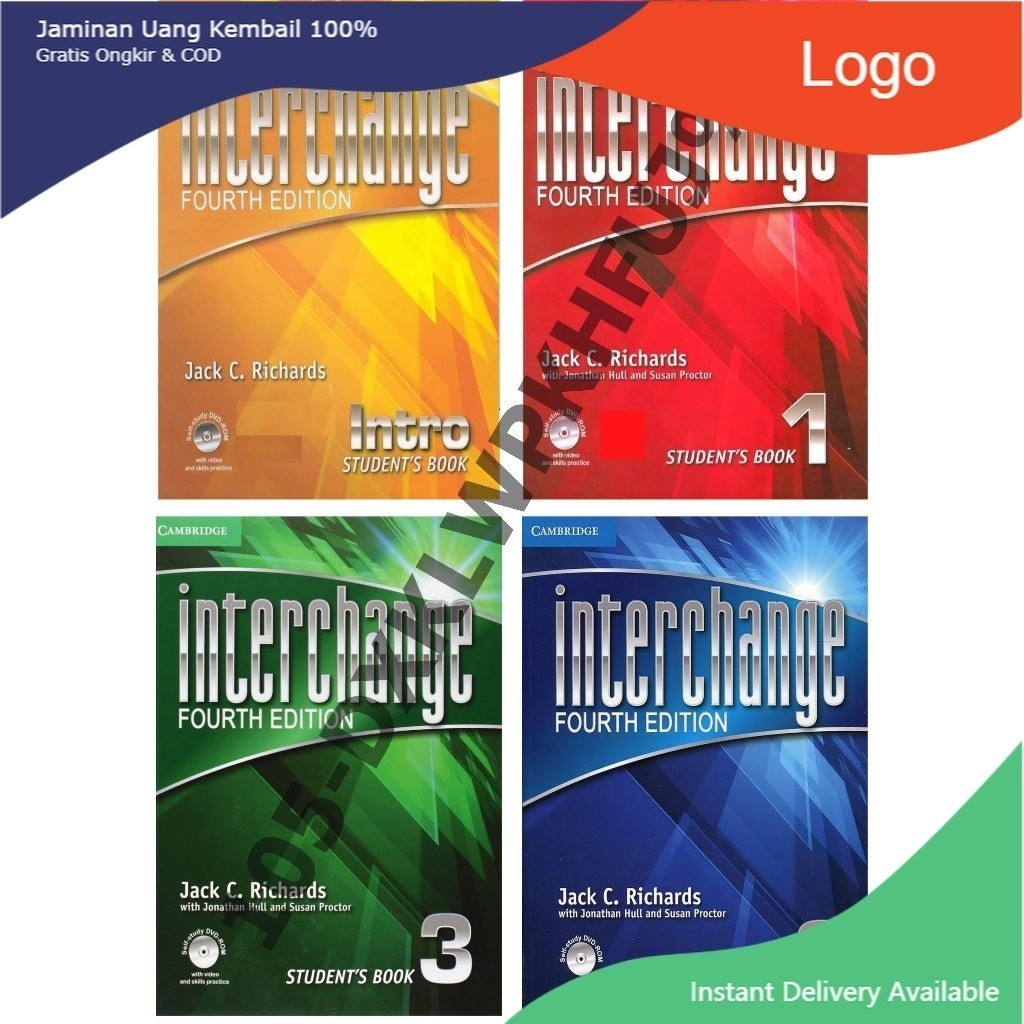 Fourth Edition/Interchange Student Book Intro-1-2-3/Color | Shopee Malaysia