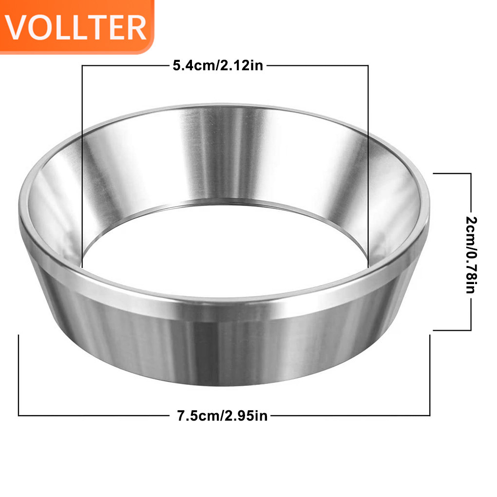 1/2 Suitable for 54MM Breville Portafilter stainless powder receiver ...