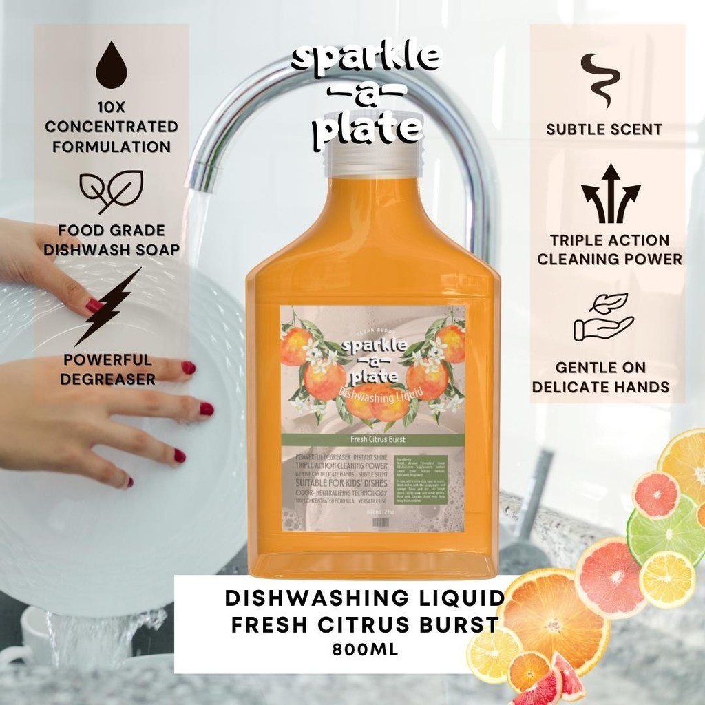 [NEW ARRIVAL] Clean Buddy Sparkle A Plate - Dishwashing Liquid Pencuci ...