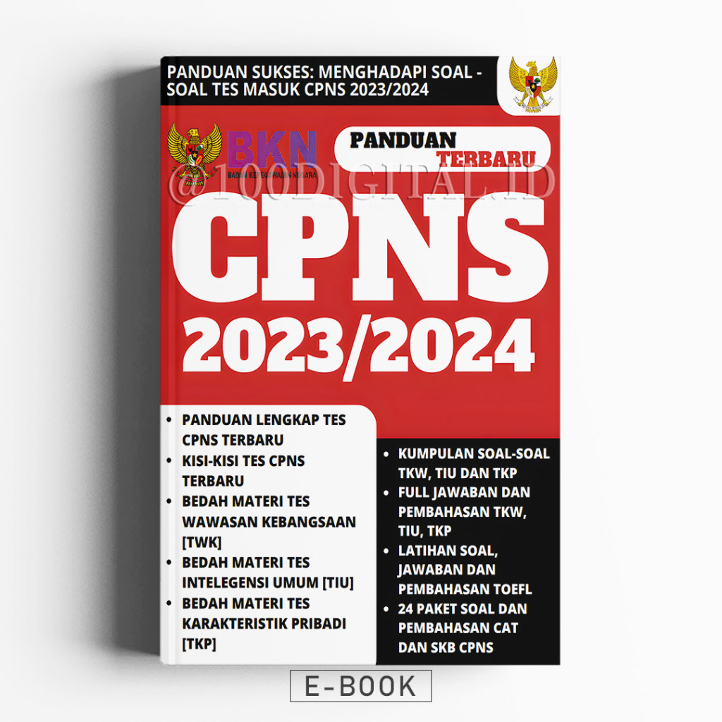 (ID1121) Cpns 2023/2024 - Success Guide: Facing CPNS 2023/2024 Entrance ...