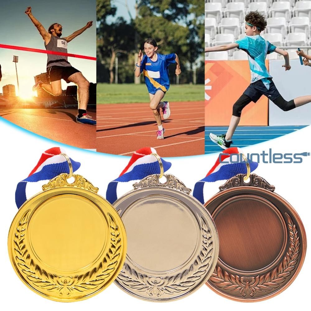 5.2cm Gold/Silver/Bronze Medal Class Rewards with Neck Ribbon ...