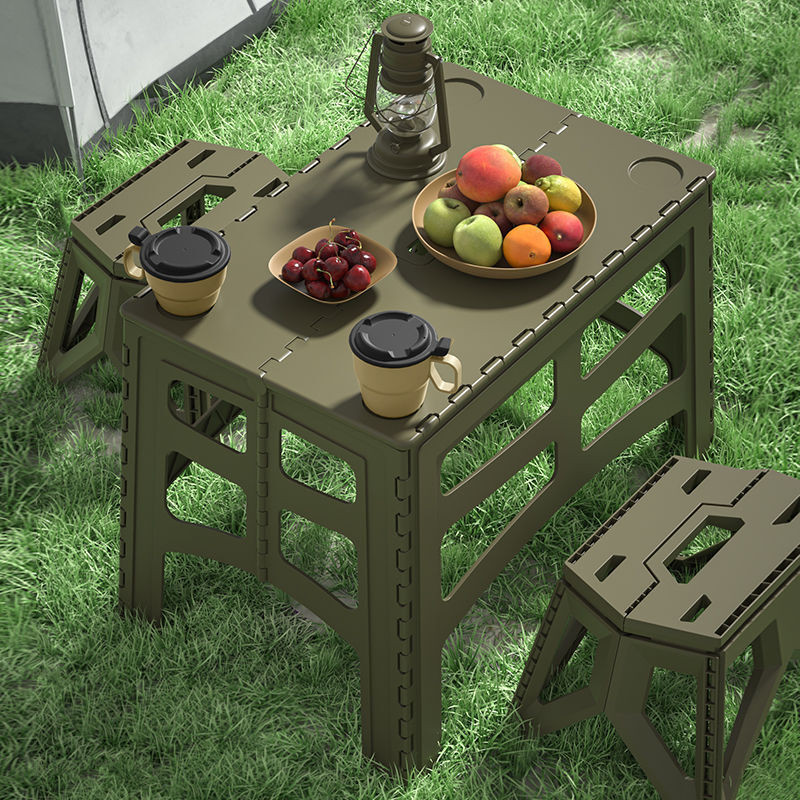 Outdoor Folding Table Portable Camping Portable Plastic Small Table ...