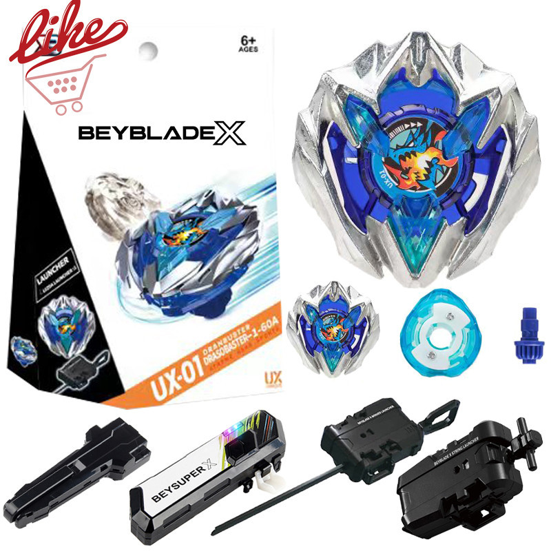 Beyblade X UX-01 Dran Buster Beyblade Xtreme with Launcher Led Grip Set for Beyblade Burst Kid ...