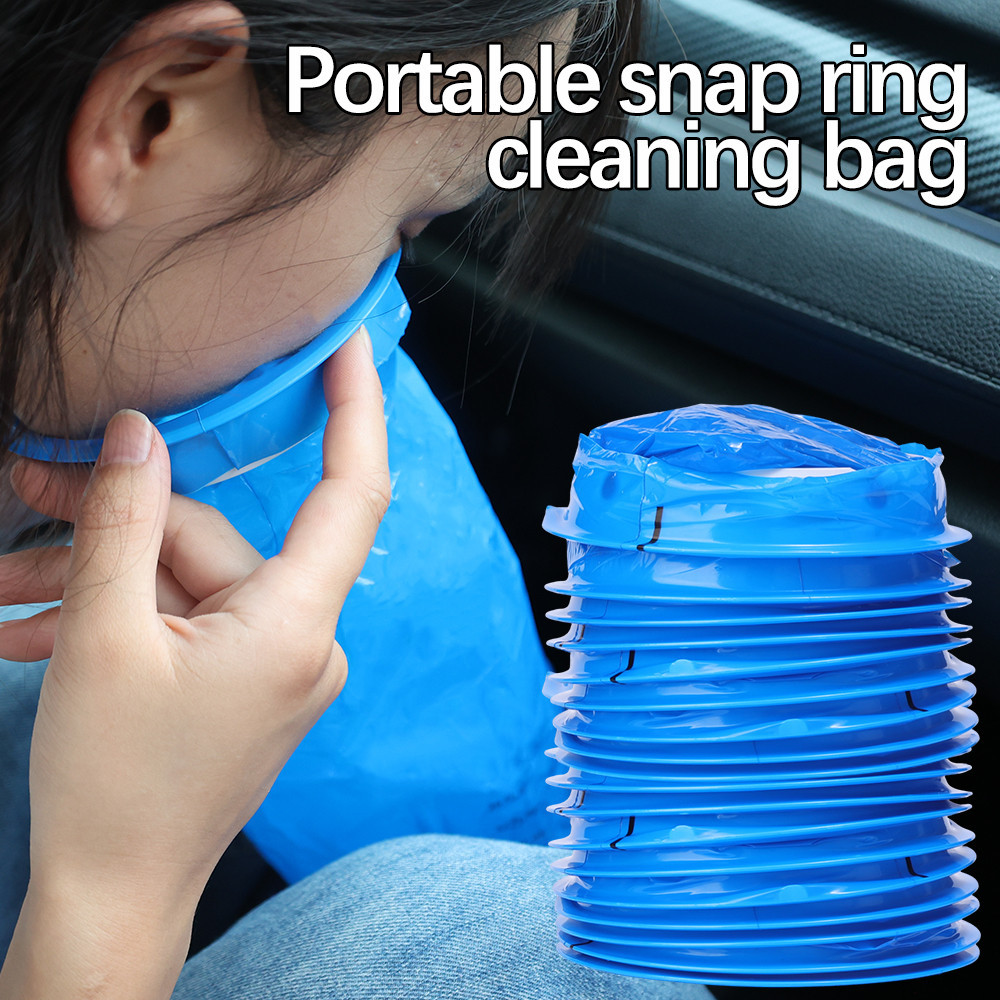 10PCS 1000ML Disposable Vomit Bag - Eco-Friendly Plastic Bag - Garbage ...
