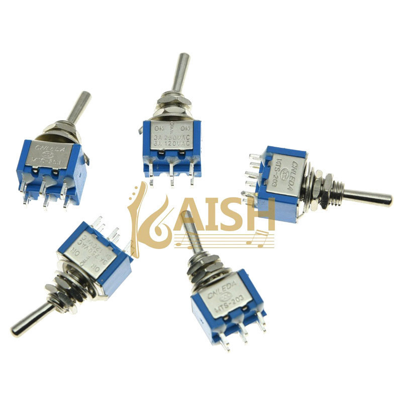 LJ-6 feet 3 gears ON OFF ON mini switch, button switch DPDT rocker ...