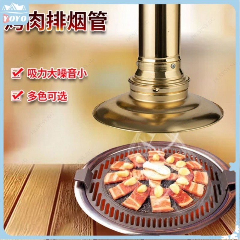Telescopic smoke pipe barbecue restaurant exhaust equipment on the ...