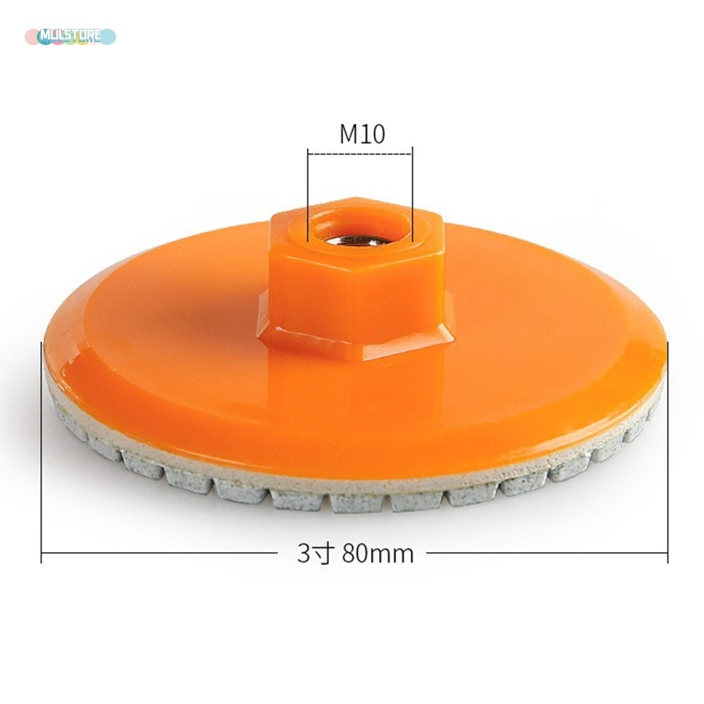(Mulitibuy) 80mm 3 inch Diamond Polishing Pad Wet dry Buff Disc ...